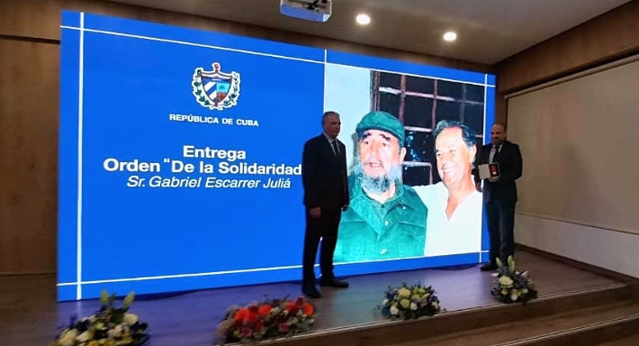 Buen Viaje a Cuba - Otorgan la Orden de la Solidaridad de Cuba a ...